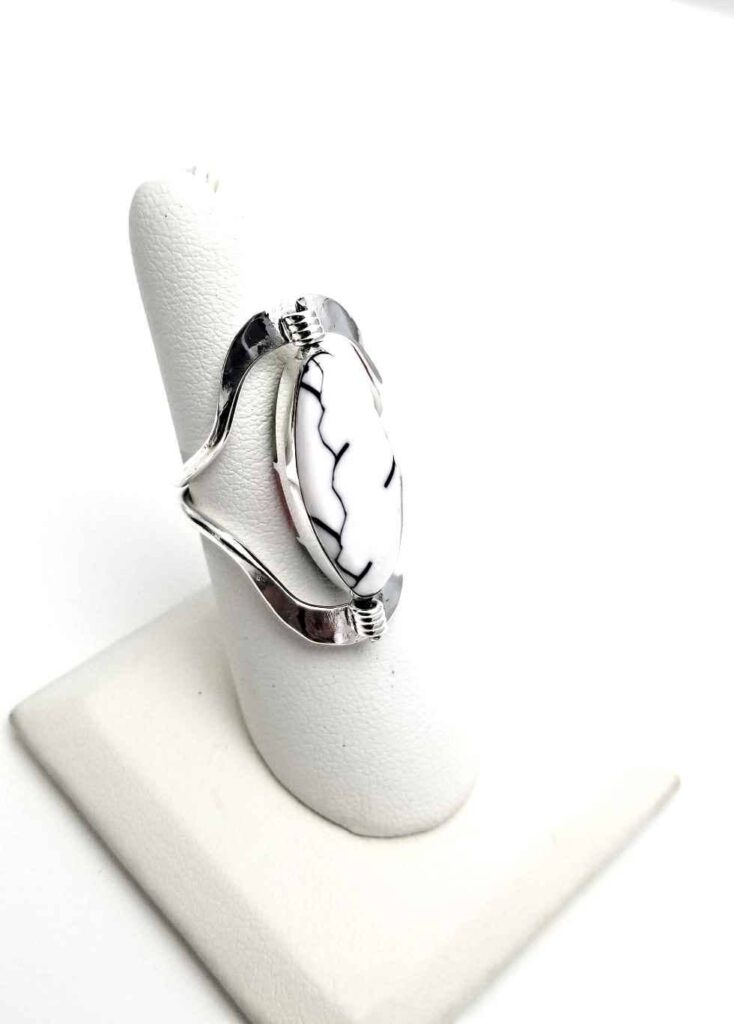 Flip Large Semi-Precious Stone Inlaid Rings | Costello International